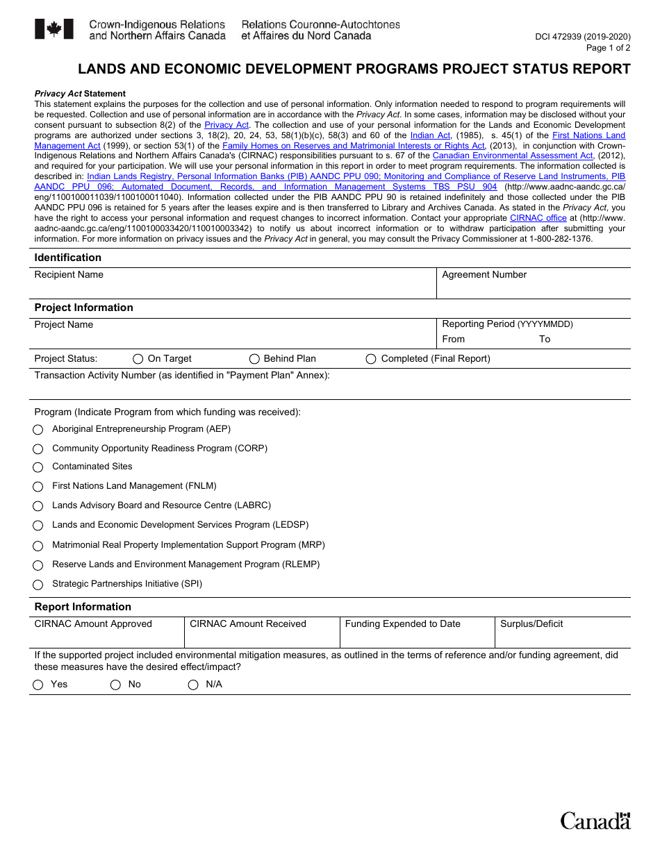 Form DCI472939 - 2020 - Fill Out, Sign Online and Download Fillable PDF ...
