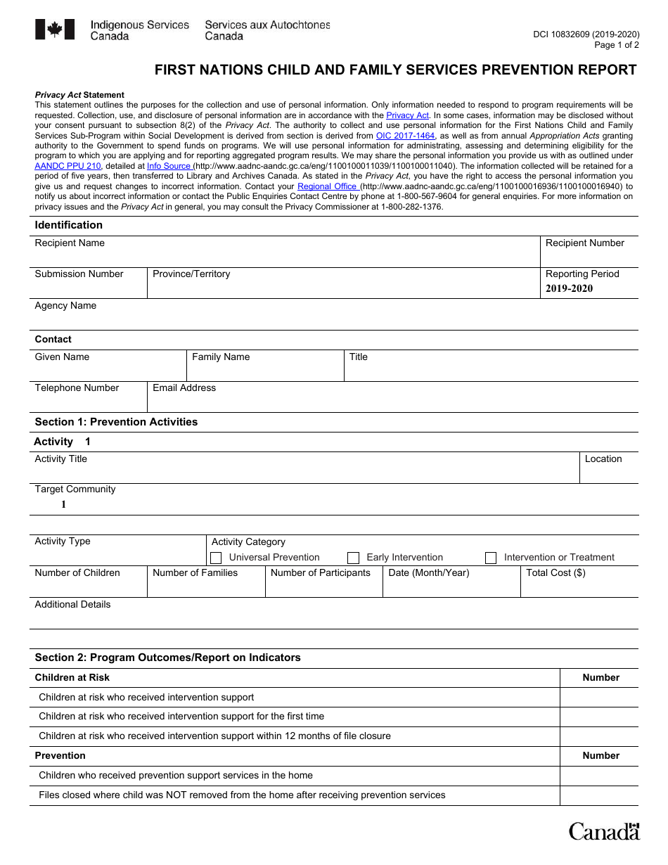 Form DCI10832609 - 2020 - Fill Out, Sign Online and Download Fillable ...
