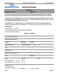 Nova Scotia Canada Statutory Declaration Download Fillable PDF ...