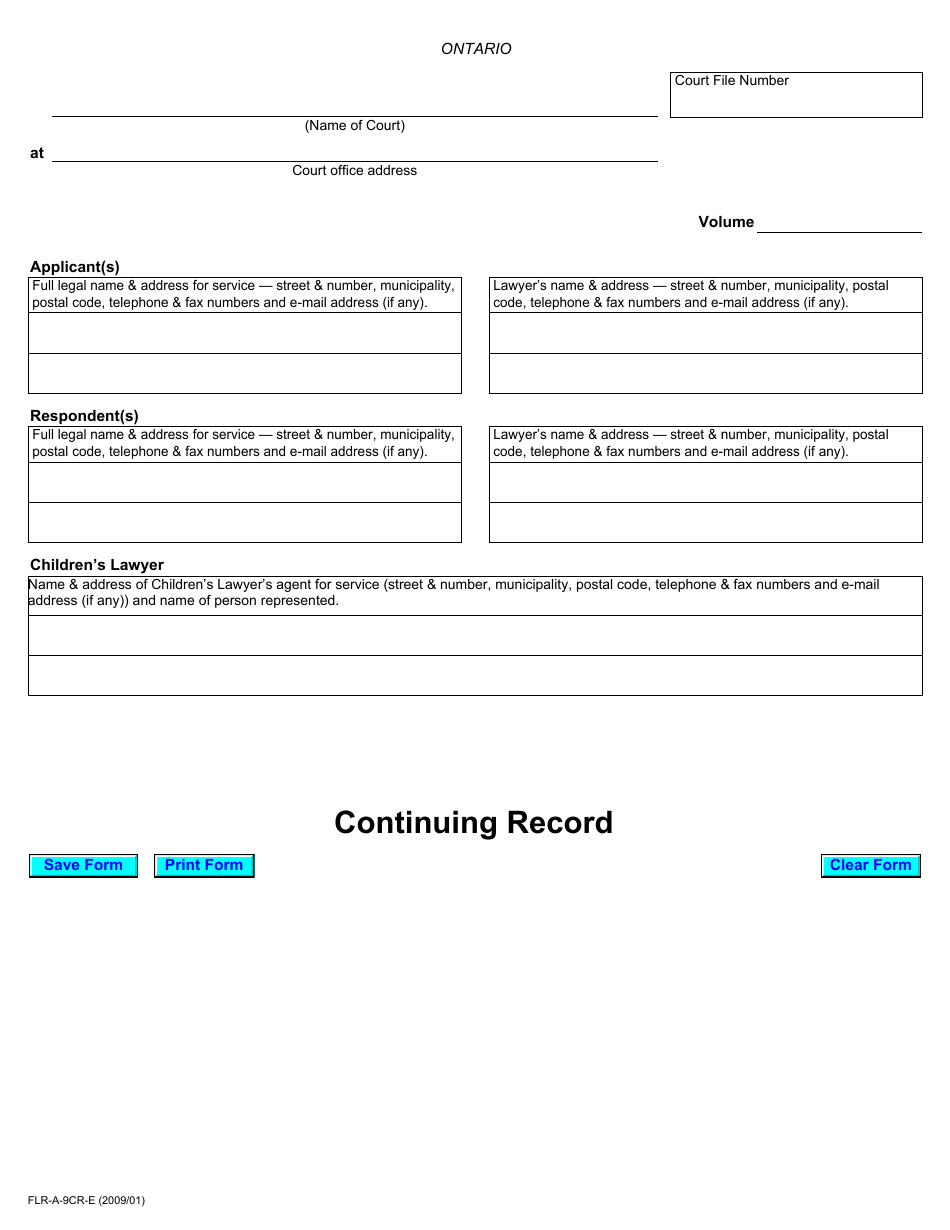 Form 1 - Fill Out, Sign Online and Download Fillable PDF, Ontario ...