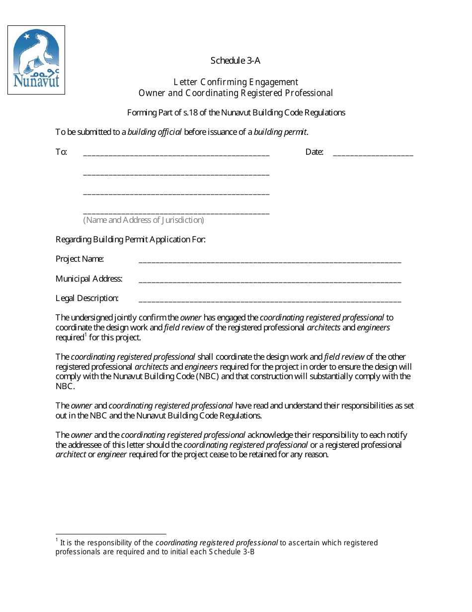 nunavut-canada-letter-confirming-engagement-owner-and-coordinating