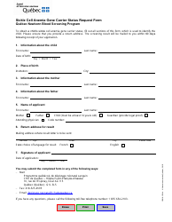 Form 18-918-15WA Download Fillable PDF or Fill Online Sickle Cell ...