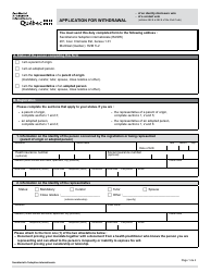 Quebec Ministry of Health and Social Services Forms PDF templates ...