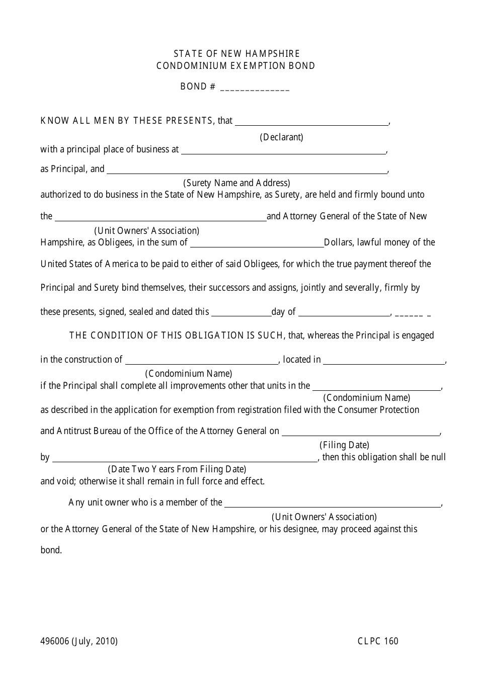 Form CPLC160 - Fill Out, Sign Online and Download Printable PDF, New ...