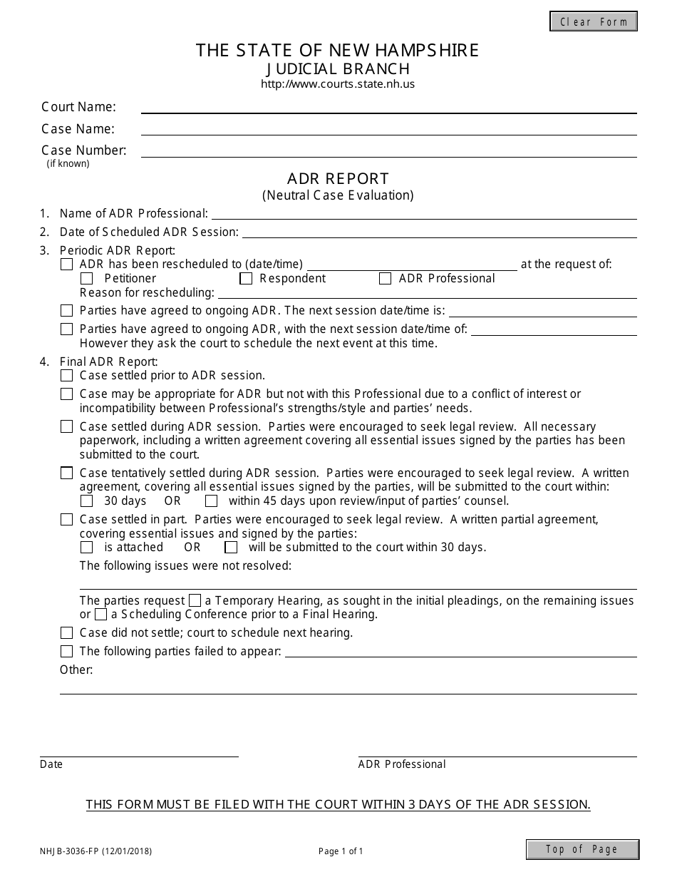 Form NHJB-3036-FP - Fill Out, Sign Online and Download Fillable PDF ...