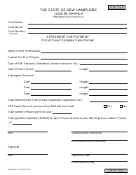 Form NHJB-2189-FP Download Fillable PDF or Fill Online Affidavit of ...