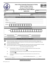 Form MVR-10 Download Printable PDF or Fill Online Motor Vehicle ...
