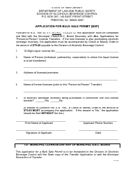 New Jersey Application for Bulk Sale Permit - Fill Out, Sign Online and ...