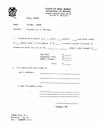 NJDMAVA Form 731 Download Printable PDF or Fill Online Transmittal of ...