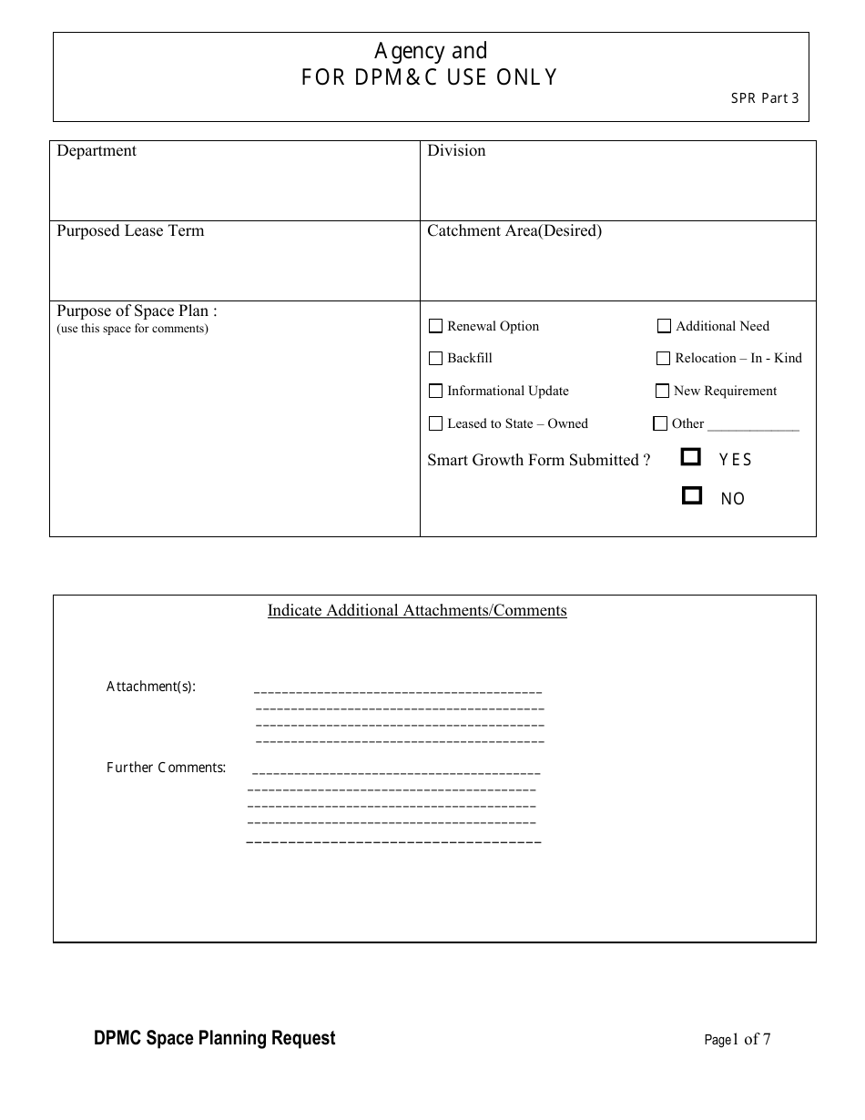 New Jersey Space Planning Request for Dpm&c Use Only - Fill Out, Sign ...