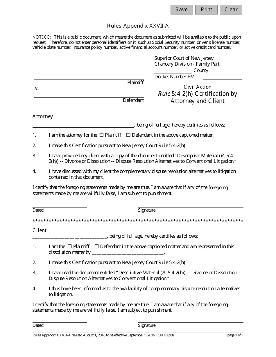 Form 10890 Appendix XXVII-A - Fill Out, Sign Online and Download ...
