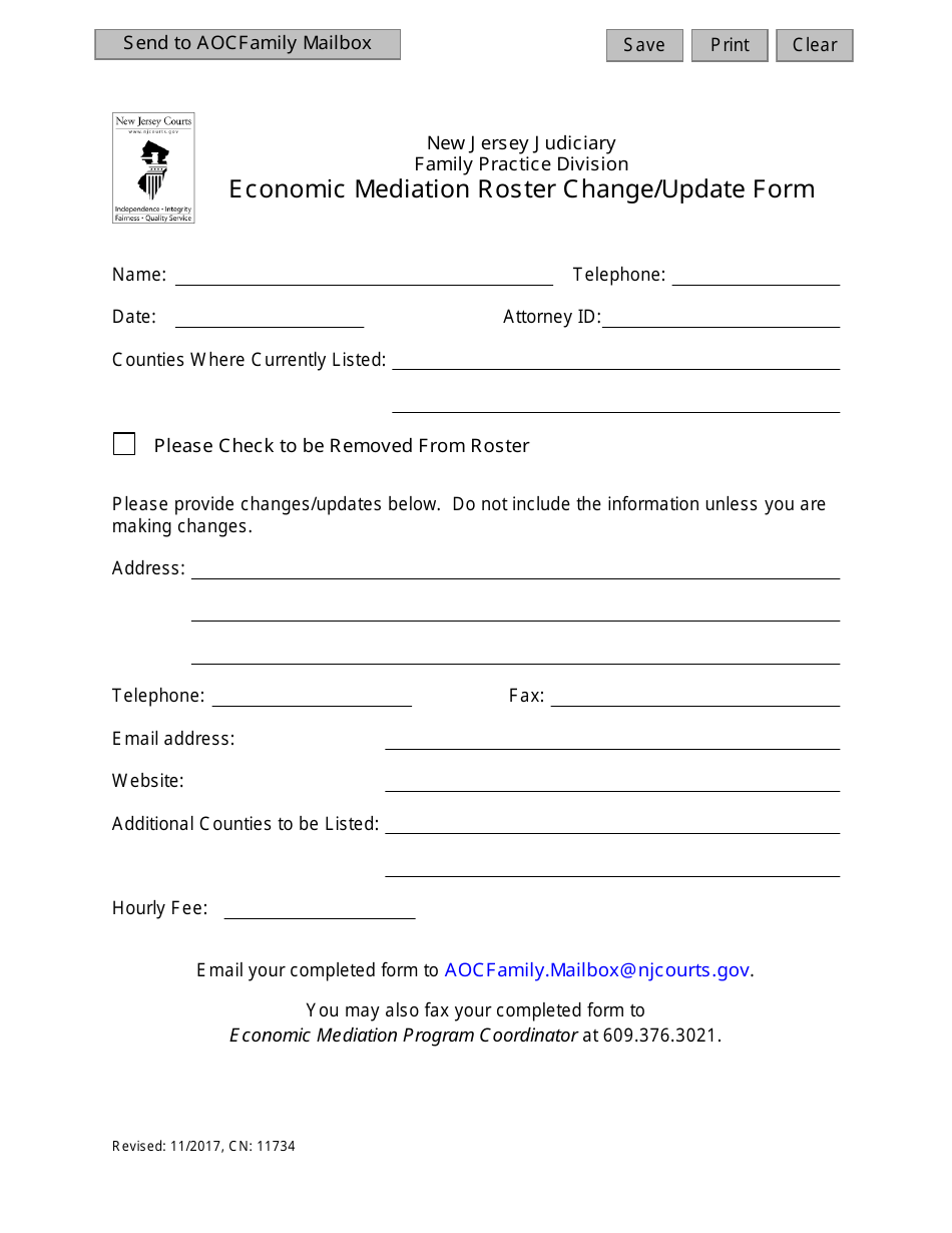 Form CN:11734 - Fill Out, Sign Online and Download Fillable PDF, New ...