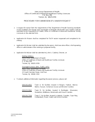 Form CN-28 Download Printable PDF or Fill Online Application for Waiver ...