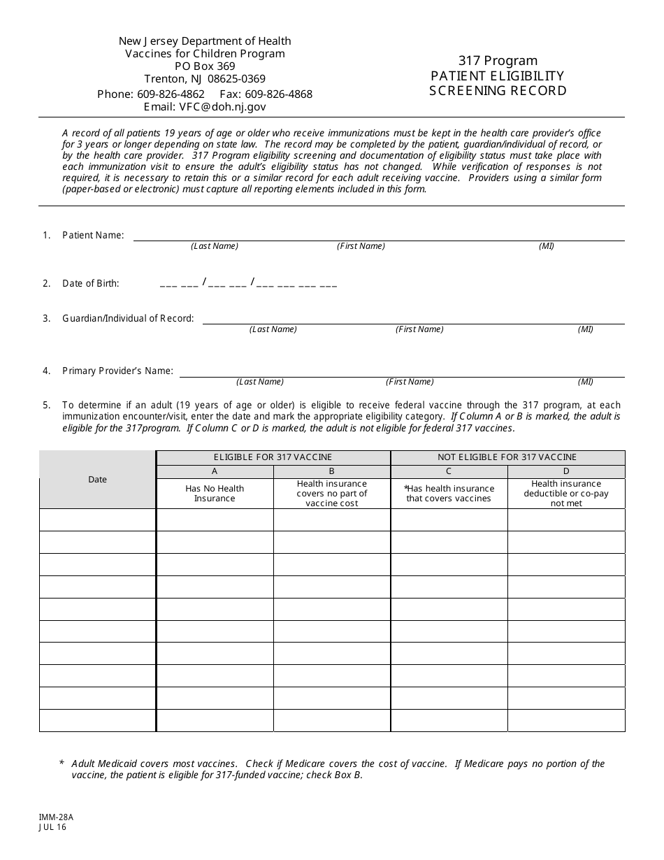 Form IMM-28A - Fill Out, Sign Online and Download Printable PDF, New ...