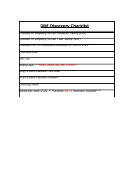 New Jersey Dre Discovery Checklist - Fill Out, Sign Online and Download ...