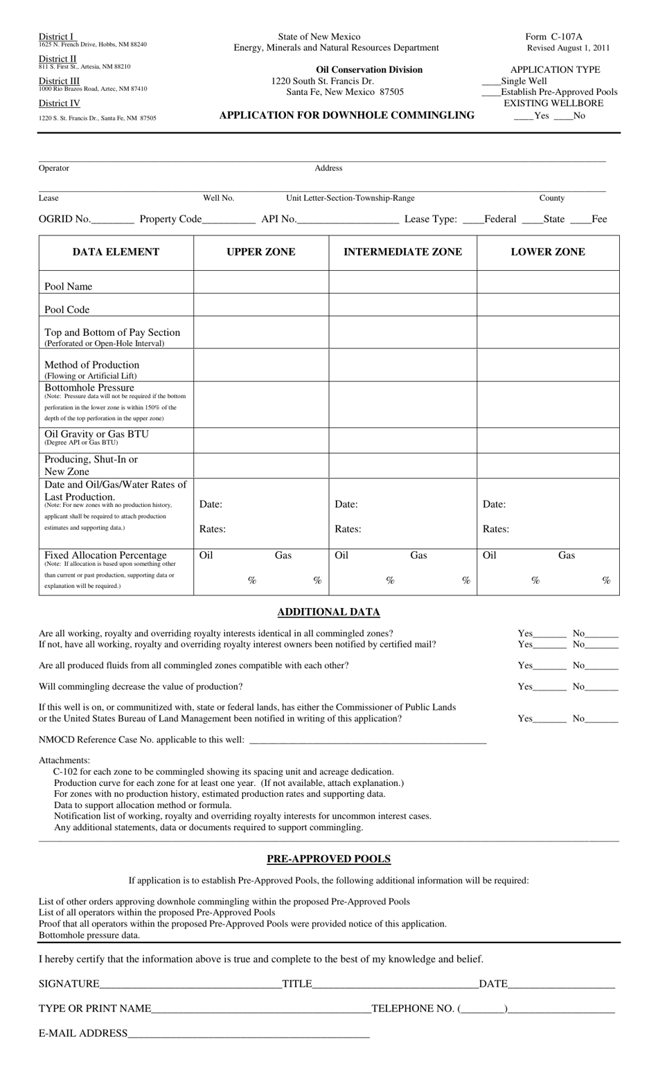 Form C-107A - Fill Out, Sign Online and Download Printable PDF, New ...