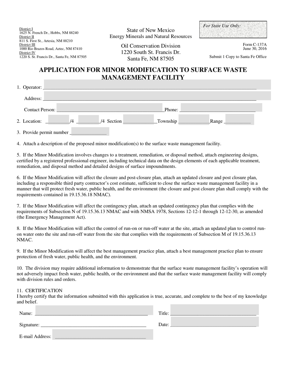 Form C-137A - Fill Out, Sign Online and Download Printable PDF, New ...