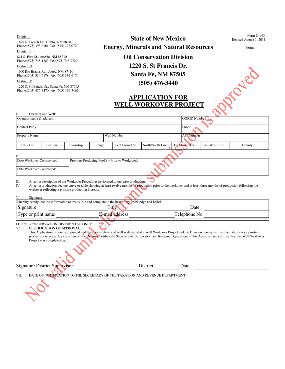 Form C-140 - Fill Out, Sign Online and Download Printable PDF, New ...