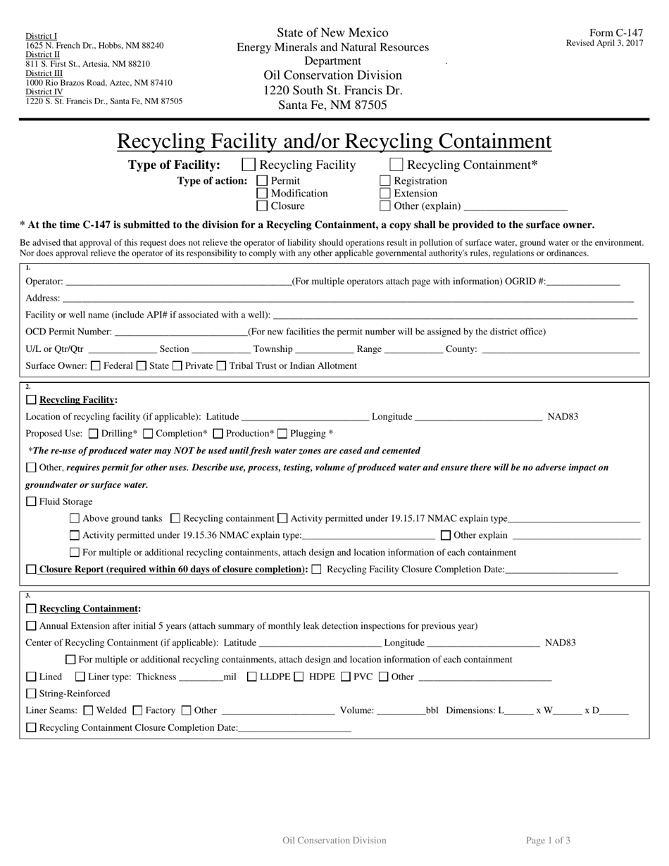 Form C-147 - Fill Out, Sign Online and Download Printable PDF, New ...