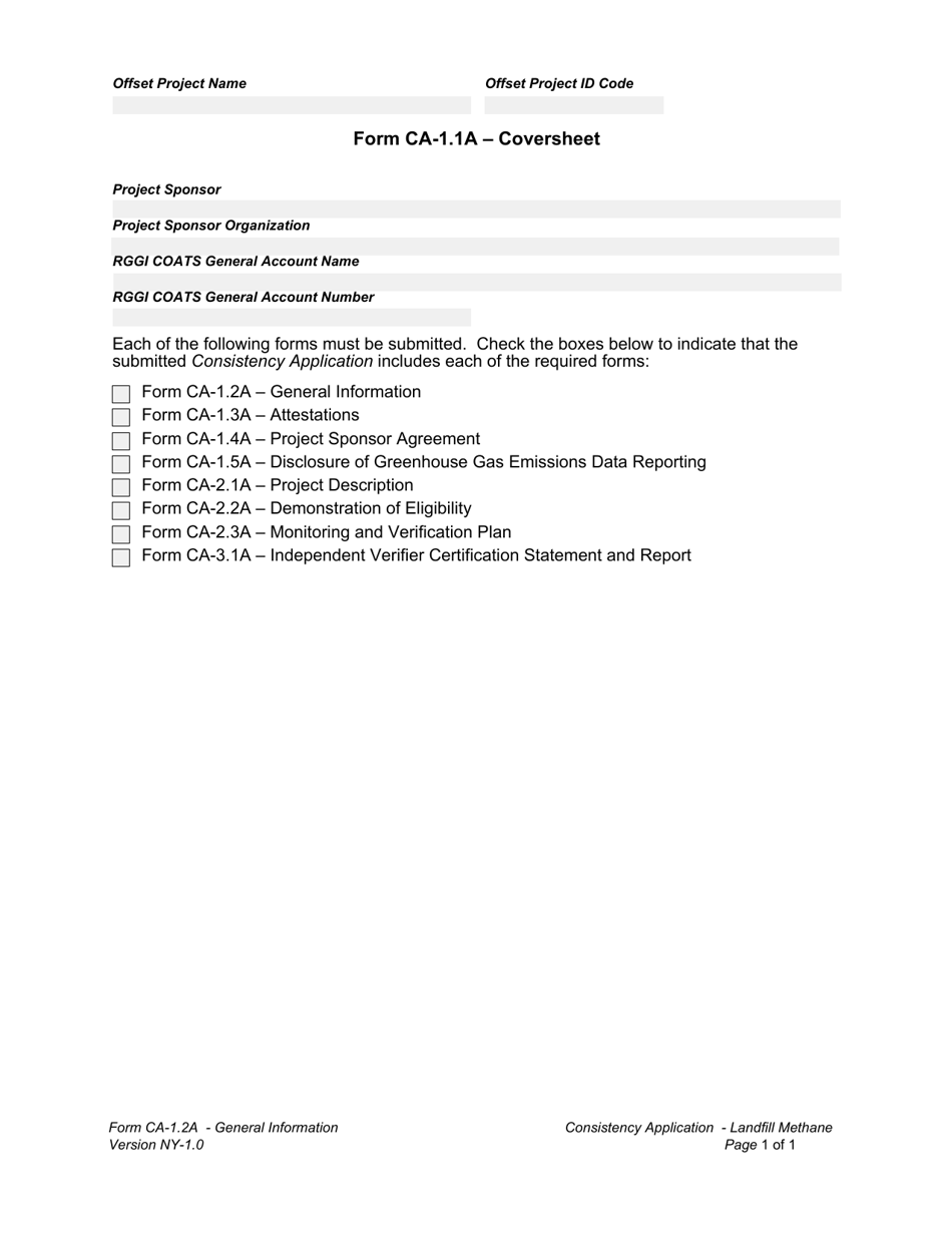 Form CA-1.1A - Fill Out, Sign Online and Download Fillable PDF, New ...