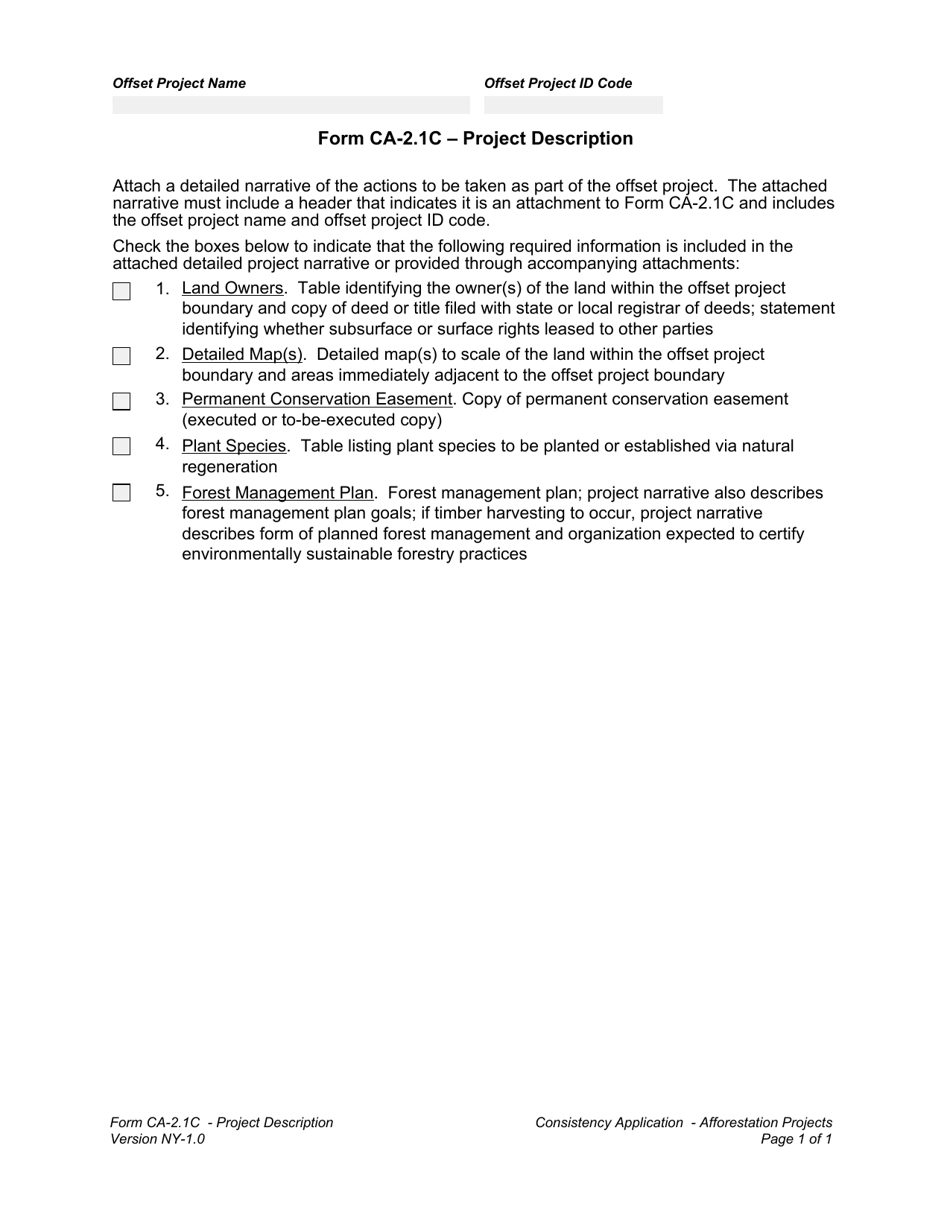 Form CA-2.1C - Fill Out, Sign Online and Download Fillable PDF, New ...