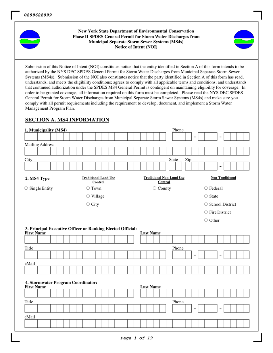 New York Stormwater Municipal Separate Storm Sewer Systems (Ms4s ...