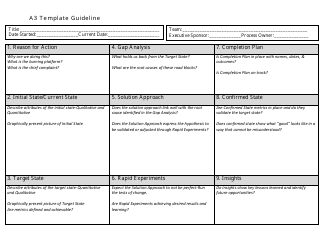 Guideline Template for Team Discussion - A3 Download Printable PDF ...