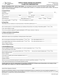 Form WTCVol-3 Download Fillable PDF or Fill Online World Trade Center ...