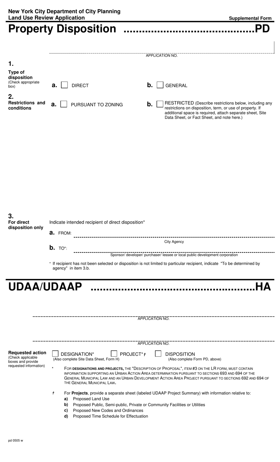 Form PD - Fill Out, Sign Online and Download Fillable PDF, New York ...
