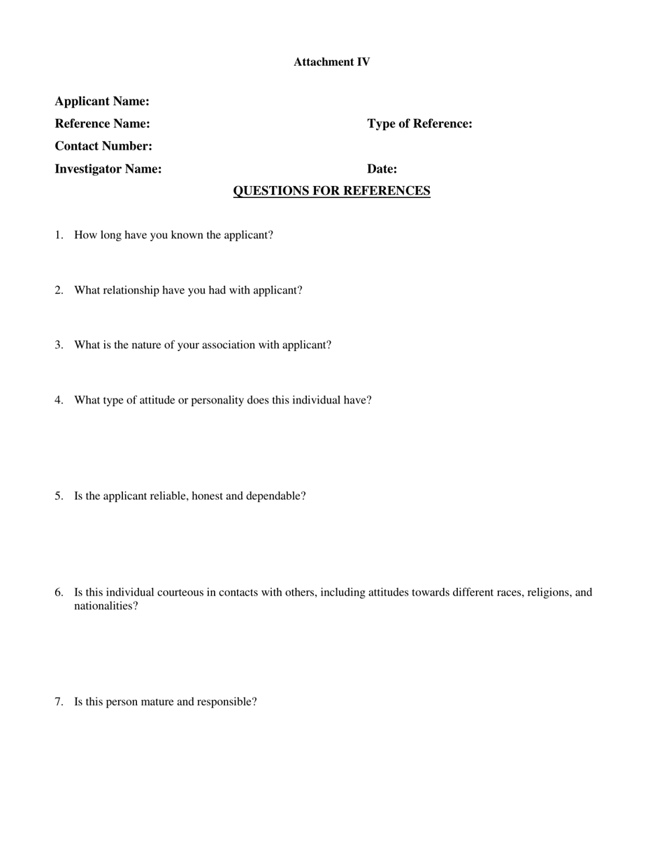 Form F-8 Attachment IV - Fill Out, Sign Online and Download Fillable ...