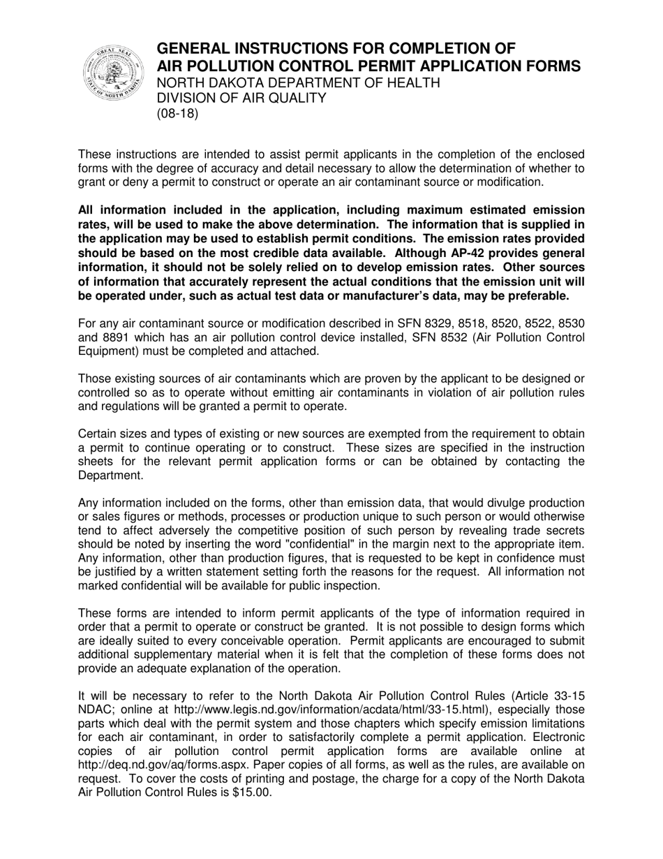 Form SFN8514 - Fill Out, Sign Online and Download Printable PDF, North ...