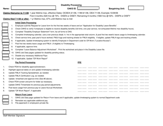 Ohio Disability Checklist - Fill Out, Sign Online and Download PDF ...