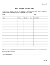 DOC Form OP-040107 Attachment C Download Printable PDF or Fill Online ...