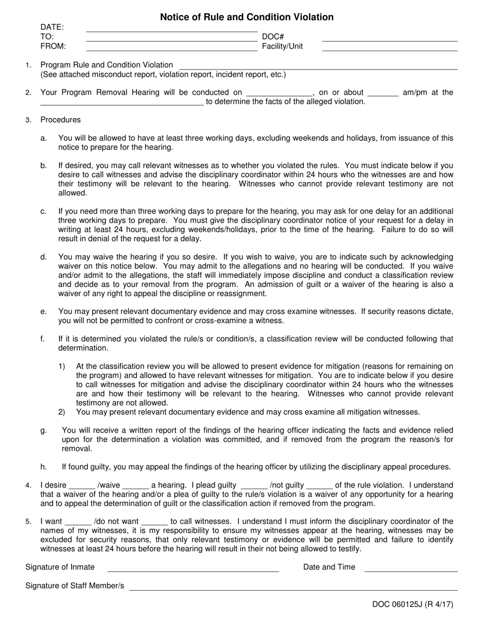 DOC Form OP-060125J - Fill Out, Sign Online and Download Printable PDF ...
