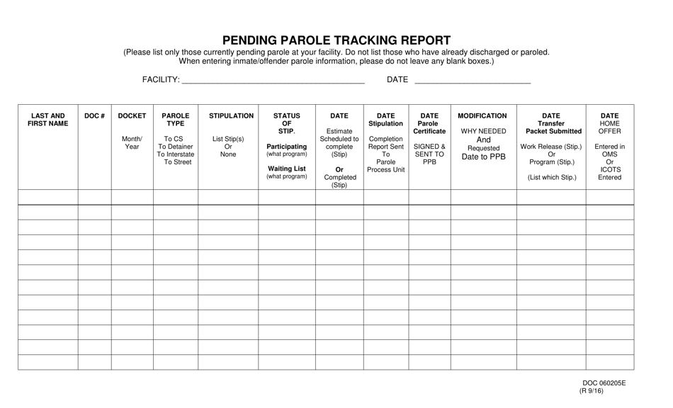 DOC Form OP-060205 E - Fill Out, Sign Online and Download Printable PDF ...