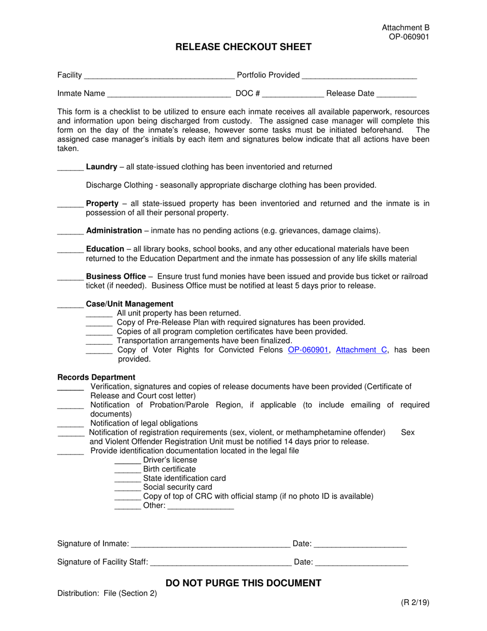 DOC Form OP-060901 Attachment B - Fill Out, Sign Online and Download ...