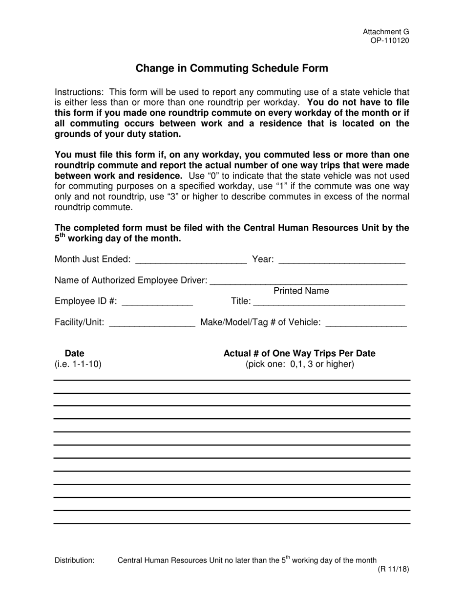 DOC Form OP-110120 Attachment G - Fill Out, Sign Online and Download Printable PDF, Oklahoma ...