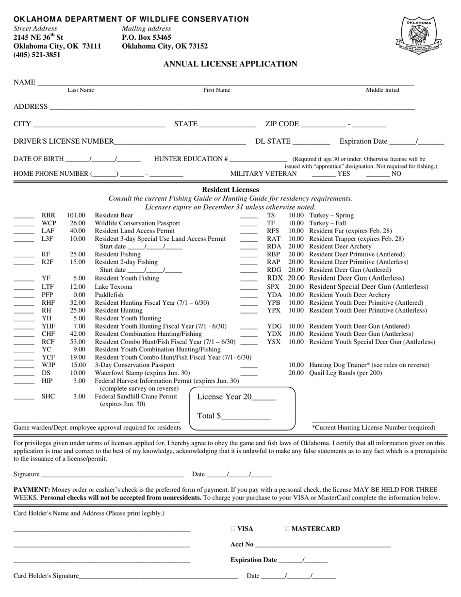 Oklahoma Dog Trainer Application - Fill Out, Sign Online and Download ...