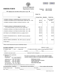 Oregon Supreme Court Certificate Order Form Download Fillable PDF ...