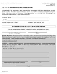 Form DHCS5077 Download Fillable PDF or Fill Online C-3 - Facility ...