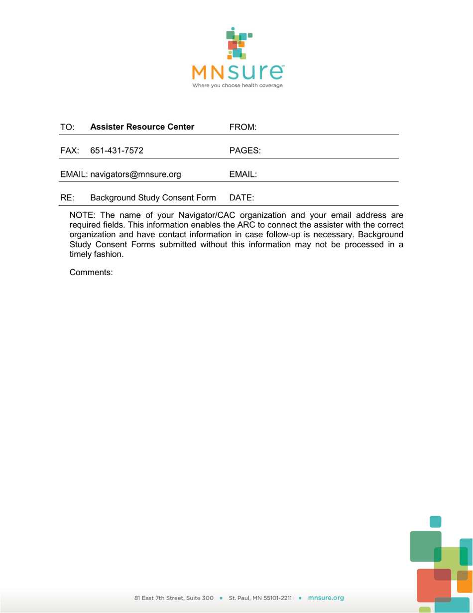 Minnesota Background Study Consent Form - Fill Out, Sign Online and ...