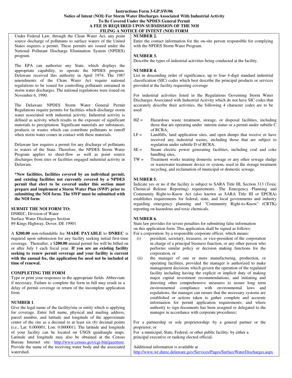 Form 3-GP.SW/06 - Fill Out, Sign Online and Download Fillable PDF ...