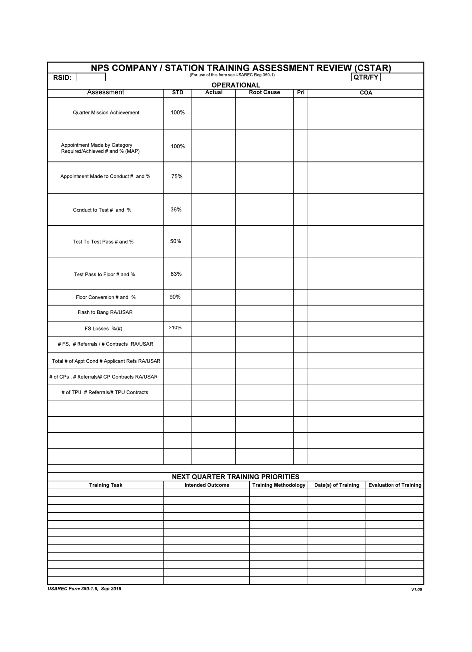 USAREC Form 350-1.6 - Fill Out, Sign Online and Download Fillable PDF ...