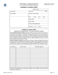 U.S. Department of Homeland Security - Customs and Border Protection ...