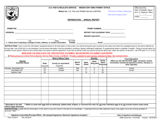 FWS Form 3-202-9 - Fill Out, Sign Online and Download Fillable PDF ...
