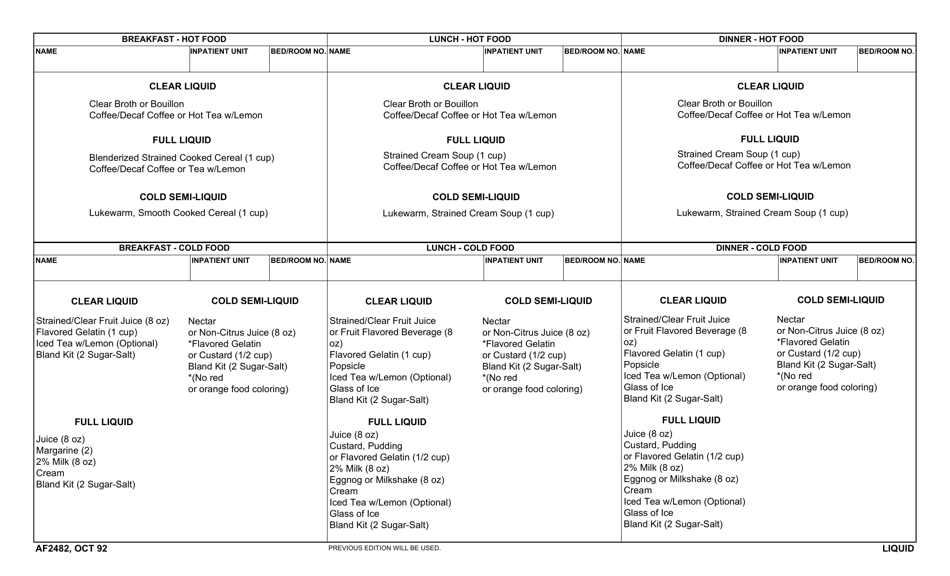 AF Form 2482 - Fill Out, Sign Online and Download Fillable PDF ...