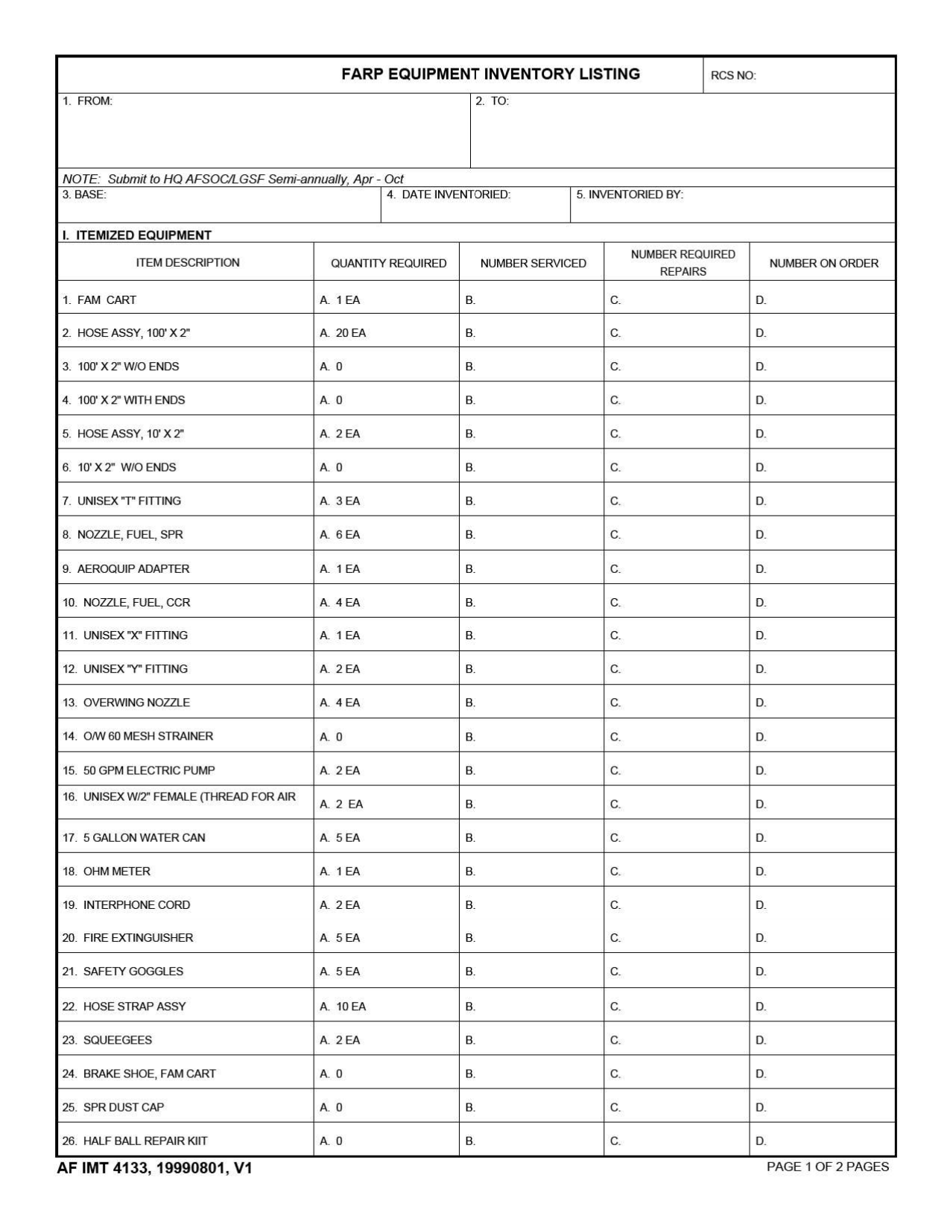 AF IMT Form 4133 - Fill Out, Sign Online and Download Fillable PDF ...