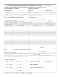 AF Form 784 Download Fillable PDF or Fill Online USAF Nonappropriated ...