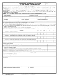 AF Form 356 Download Fillable PDF or Fill Online Findings and ...