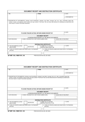 AF IMT Form 310 Download Fillable PDF or Fill Online Document Receipt ...